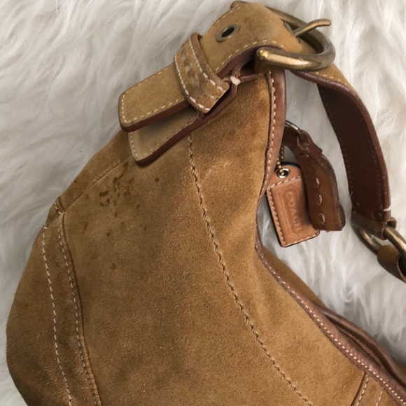 Coach | Bags | Coach Leather Suede Bag | Poshmark